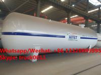China HOT SALE! Factory sale good price Bullet type stationary surface ground lpg gas storage tank, lpg gas pressure vessels for sale