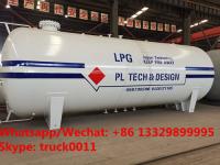 China 2021s new manufactured best price  32m3 15tons bulk propane gas storage tank for sale, HOT SALE!on ground lpg gas tank for sale