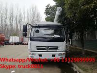 China new best price dongfeng 4*2 LHD Euro 5 156hp diesel 12m3 5-7tons bulk feed truck for sale, feed pellet truck for sale