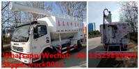 China new RHD best price 156hp diesel 5-7T hydraulic system discharging bulk feed truck for sale, poultry feed pellet truck for sale