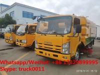 China HOT SALE! new ISUZU Brand road washing sweeper vehicle for sale, Best price ISUZU diesel street sweeping truck for sale for sale