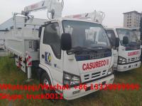 China HOT SALE! ISUZU Brand 4*2 LHD 2tons small cargo truck with telescopic crane boom, ISUZU cargo truck with straight boom for sale