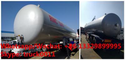China 2020s new double axles 40,500L bulk lpg gas tank semitrailer for sale, HOT SALE! cheaper bulk propane gas tank trailer for sale