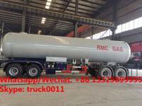 China 2020s new double axles 40,500L bulk lpg gas tank semitrailer for sale, HOT SALE! cheaper bulk propane gas tank trailer for sale