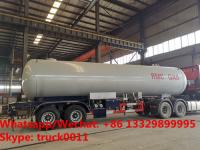 China 2020s new double axles 40,500L bulk lpg gas tank semitrailer for sale, HOT SALE! cheaper bulk propane gas tank trailer for sale