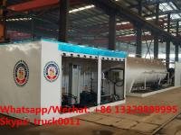 China new best price customized 20m3 skid lpg gas refilling station with double scales for sale, mobile lpg gas plant for sale