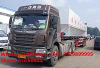 China new best price 50cbm-60cbm poultry feed container semitrailer for sale,electric discharging animal bulk feed trailer for sale