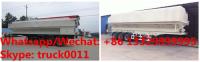China new best price 50cbm-60cbm poultry feed container semitrailer for sale,electric discharging animal bulk feed trailer for sale
