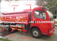 China Customized CLW brand dongfeng 7cbm oil tank truck for sale, Factory sale cheaper new brand 8cbm fuel diesel tank truck for sale
