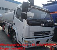 China Customized CLW brand dongfeng 7cbm oil tank truck for sale, Factory sale cheaper new brand 8cbm fuel diesel tank truck for sale
