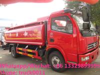 China Customized CLW brand dongfeng 7cbm oil tank truck for sale, Factory sale cheaper new brand 8cbm fuel diesel tank truck for sale