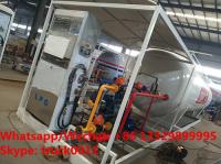 China customized 10tons skid lpg gas station with lpg gas dispenser of 2 filling nozzles for sale, skid lpg tank for sale for sale