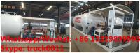 China customized 10tons skid lpg gas station with lpg gas dispenser of 2 filling nozzles for sale, skid lpg tank for sale for sale