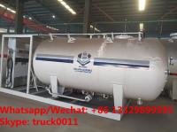 China factory sale best price 6tons skid lpg gas tank with lpg gas dispenser for automobiles, skid lpg gas refilling station for sale