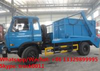 China dongfeng new 190hp diesel swing arm skid garbage truck for sale, HOT SALE! customized swing arm wastes collecting truck for sale