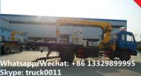 China 2020s new brand dongfeng 153 190hp 6tons road wrecker towing truck with telescopic boom for sale, road breakdown truck for sale