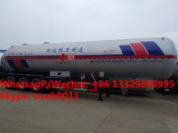 China 2020s new manufactured 59.53cbm bulk lpg gas tanker semitrailer for sale, cheaper higher quality propane road tanker for sale