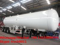 China 2021s new designed triple axles 46,000Liter propane gas road transported tanker for sale, HOT SALE! 46CBM LPG GAS TANKRE for sale