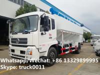 China HOT SALE! new manufactured dongfeng 10tons animal bulk feed truck, poultry feed pellet transported truck for sale for sale