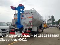 China HOT SALE! new manufactured dongfeng 10tons animal bulk feed truck, poultry feed pellet transported truck for sale for sale