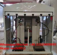 China 2021s new 5tons Skid LPG Filling Plant for home cylinders for sale,skid-mounted lpg gas tank with electronic scales for sale