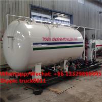 China cheapest price customized 4tons skid lpg gas tanker with electronic filling scales, skid lpg filling plant with scales for sale