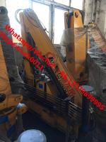 China new best price dongfeng 2tons folded truck with crane for sale,mini Customized 2T knuckle crane boom mounted on truck for sale