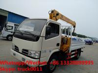 China HOT SALE! Best price CLW brand 2tons telescopic boom mounted on truck, 2T truck with crane for sale for sale