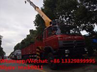 China Customized 210hp diesel 10t-12t telescopic boom mounted on truck for sale, HOT SALE!Best price dongfeng truck with crane for sale