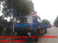 China Customized 210hp diesel 10t-12t telescopic boom mounted on truck for sale, HOT SALE!Best price dongfeng truck with crane for sale
