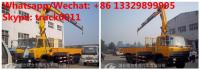 China customized dongfeng 6*4 LHD/RHD 210hp diesel 10tons knuckle crane boom mounted on truck for sale, HOT SALE! 10tons truck for sale