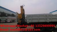 China customized dongfeng tianlong 6*4 10tons knuckle crane boom mounted on truck for sale, folded cargo truck with crane for sale