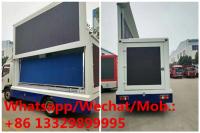 China Customized SINO TRUK HOWO 4*2 LHD diesel P6 mobile LED truck for sale, HOT SALE! best price HOWO mobile LED truck for sale