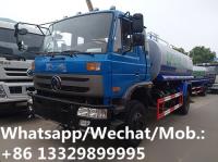 China customized 12,000Liters dongfeng water tanker transported truck for sale, Factory sale best price 12cbm portable water t for sale