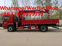 China customized SHACMAN XUANDE X6 4*2 180hp Euro 5 6.3tons telescopic crane boom mounted on truck for sale, truck with crane for sale