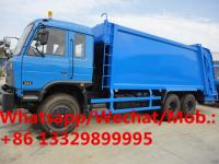 China customized CLW Brand 210hp diesel 16cbm-18cbm garbage compactor truck for Kyrgyzstan, HOT SALE! best price rear loader g for sale