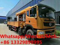 China HOT SALE! Heavy duty dongfeng T5 8*4 LHD yuchai diesel engine 12tons-20tons telescopic crane boom mounted on cargo truck for sale