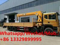 China HOT SALE! Heavy duty dongfeng T5 8*4 LHD yuchai diesel engine 12tons-20tons telescopic crane boom mounted on cargo truck for sale