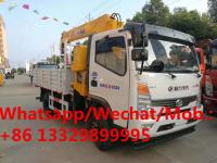 China HOT SALE! NEW Cheapest price SHIFENG Brand 3.5tons telescopic truck with crane for sale,  cargop truck with crane for sale