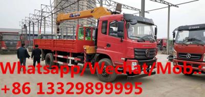 China HOT SALE!DONGFENG JINCHENG 4*2 LHD yuchai 180hp diesel 8tons telescopic crane boom mounted on truck for sale for sale
