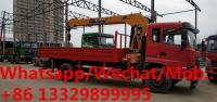 China HOT SALE!DONGFENG JINCHENG 4*2 LHD yuchai 180hp diesel 8tons telescopic crane boom mounted on truck for sale for sale