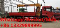 China HOT SALE!DONGFENG JINCHENG 4*2 LHD yuchai 180hp diesel 8tons telescopic crane boom mounted on truck for sale for sale