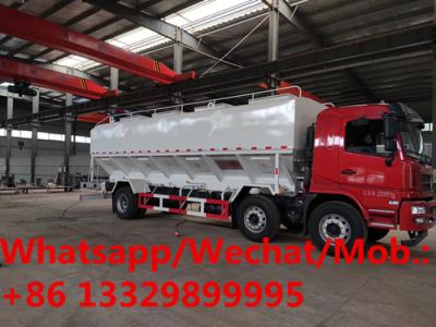 China High quality and competitive price SHACMAN 6*2 LHD 245hp diesel Euro 5 30cbm bulk feed truck for sale, animal feed truck for sale