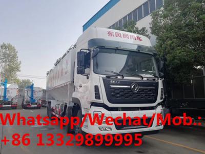China best seller dongfeng tianlong 8*4 LHD 315hp diesel Euro 5 40cbm 20tons electronic discharging bulk feed truck for sale