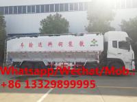 China best seller dongfeng tianlong 8*4 LHD 315hp diesel Euro 5 40cbm 20tons electronic discharging bulk feed truck for sale