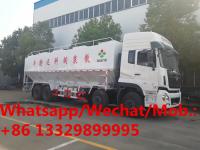 China best seller dongfeng tianlong 8*4 LHD 315hp diesel Euro 5 40cbm 20tons electronic discharging bulk feed truck for sale