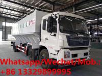 China customized dongfeng tianjin 6*2 2450hp diesel Euro 5 30cbm 15tons hydraulic system discharging bulk feed truck for sale for sale