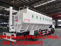 China customized dongfeng tianjin 6*2 2450hp diesel Euro 5 30cbm 15tons hydraulic system discharging bulk feed truck for sale for sale
