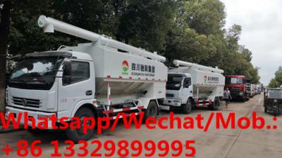 China HOT SALE! high quality Dongfeng 156hp diesel Euro 5 poultry feed pellet transporting vehicle, bulk feed truck for sale for sale