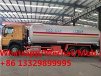 China HOT SALE! SINO TRUK HOWO 30CBM bulk lpg gas tanker transportation truck, Best price propane gas tanker truck for sale for sale